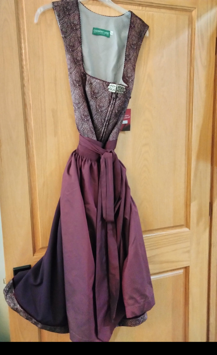 Country Line Dirndl Bordeaux