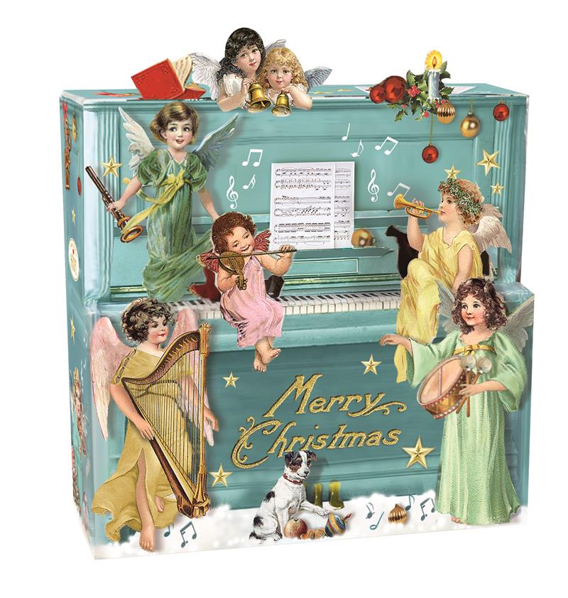 200278 Confiserie Heidel Chocolate Angel Piano Nostalgia 3 oz – German ...