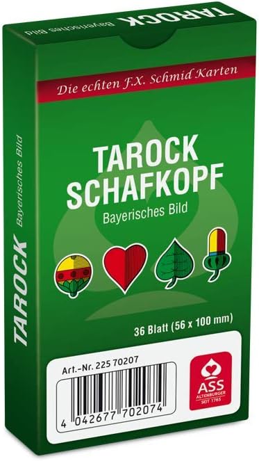 Schafkopf / Tarock card Game SHEEP HEAD in Card board box – German ...