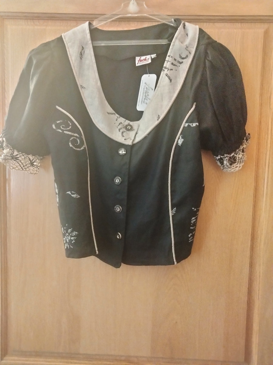 C-25-1 Fuchs Linen Trachten Blouse Mieder Top – German Specialty ...