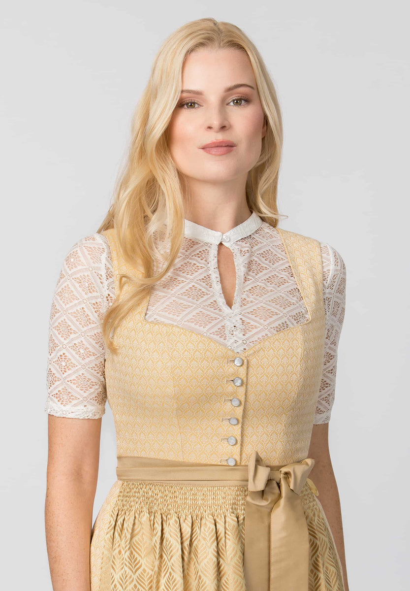 Daniela Yellow Stockerpoint Dirndl 70 cm skirt length – German ...