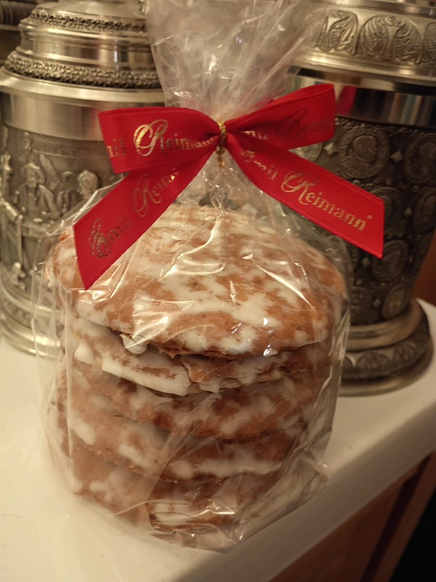 Glazed Elisen Lebkuchen Gingerbread Cookies Cello with 40 % tree nuts ...