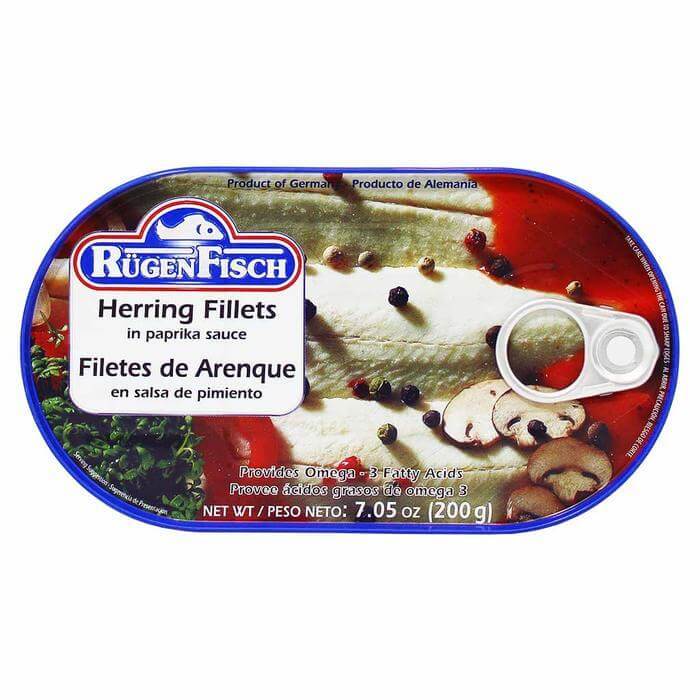 Ruegen Fisch Herring Fish Fillets in Paprika Sauce – German Specialty ...