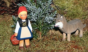 1471 Lotte Sievers Hahn Little Red Riding Hood hand carved – German ...