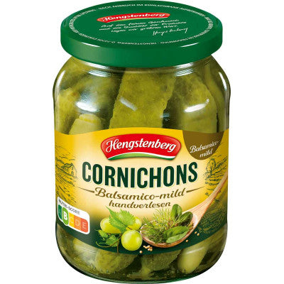 Hengstenberg Cornichons Balsamico Vinegar Mild – German Specialty ...