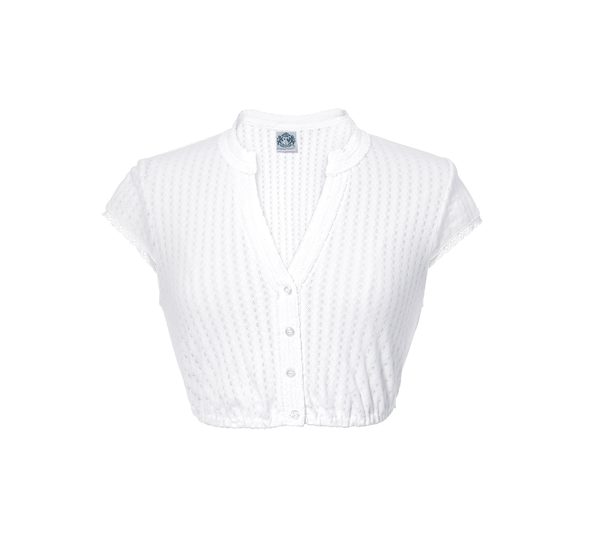 191 2917 Hammerschmid Heidi Dirndl Blouse high cut in delicate lace de ...