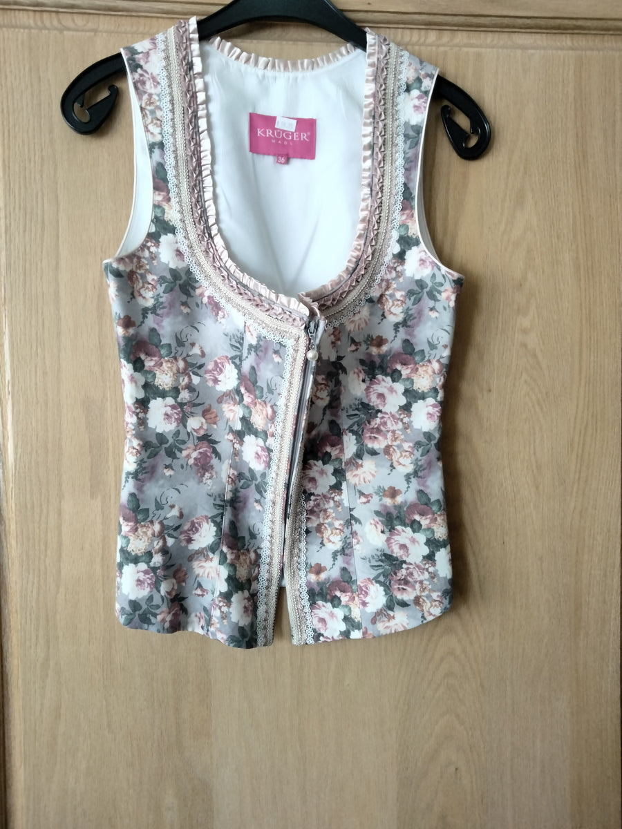 37542 Krueger Mieder Top Flower with Zipper – German Specialty Imports llc