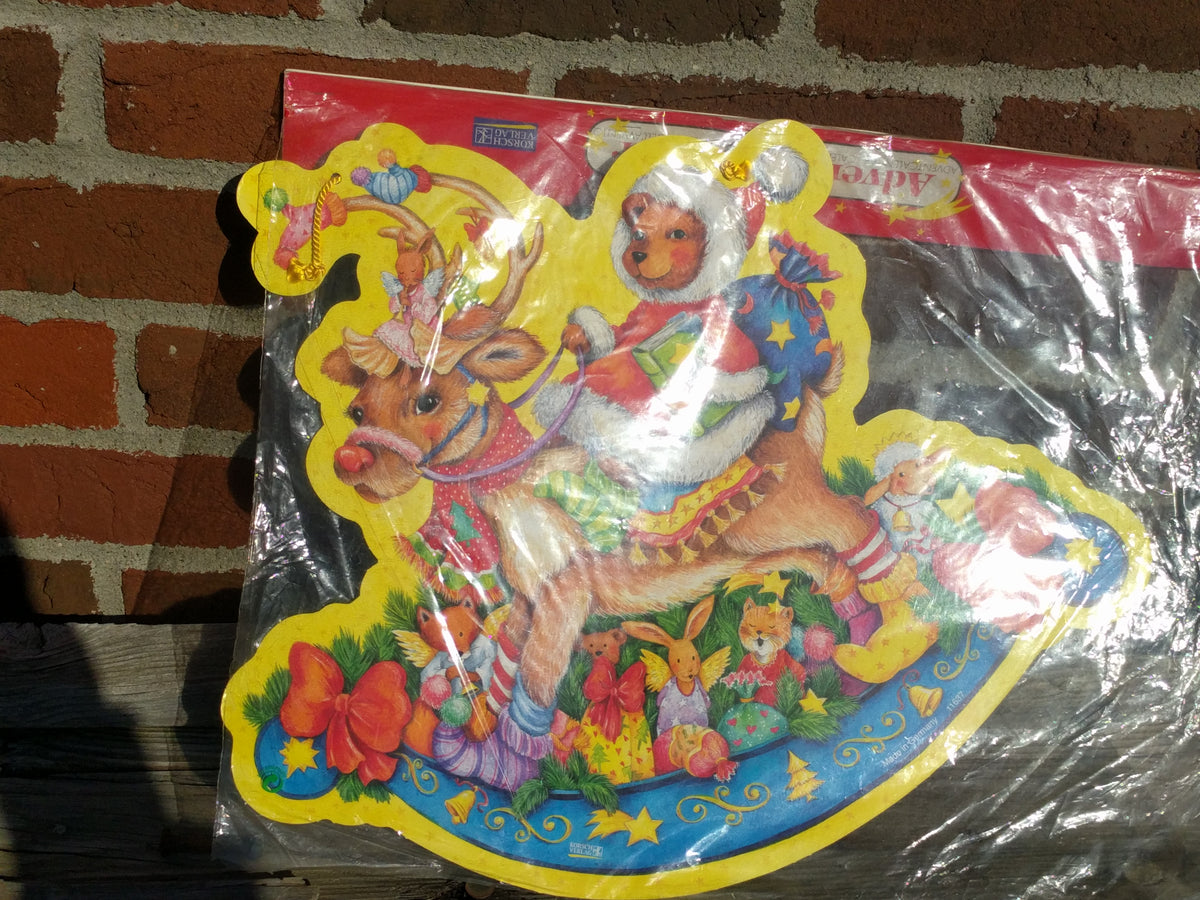 Korsch Glitter decorated Rocking Rudolf the Red nose Rain Deer – German ...