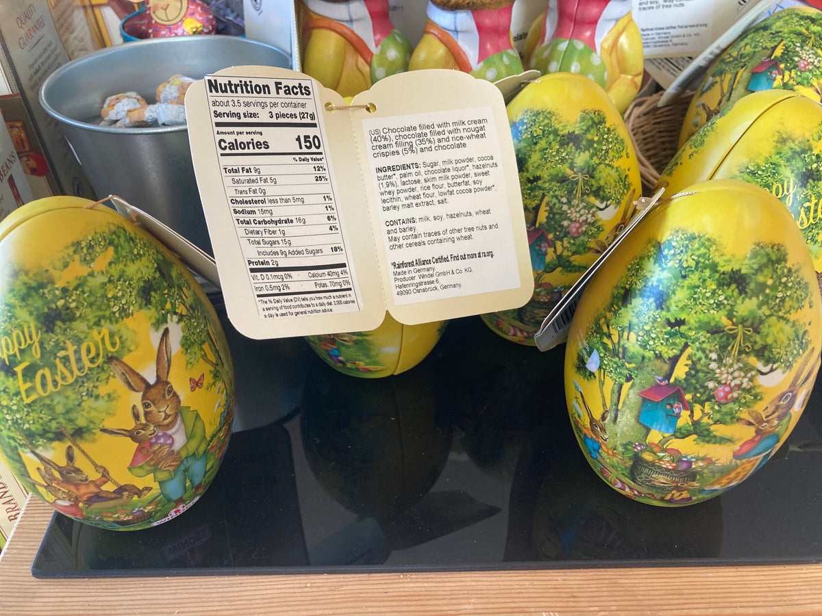 "Happy Easter " Windel Easter Egg Tins Traditional Scenes – German ...